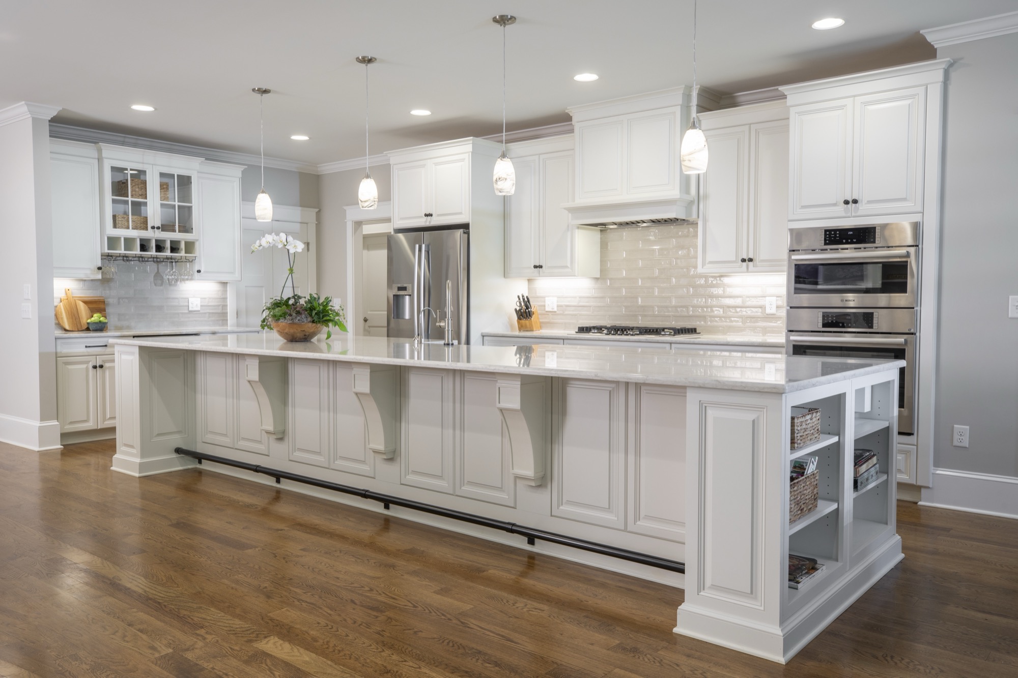 Traditional White Kitchen – Carter's Cabinet Shop